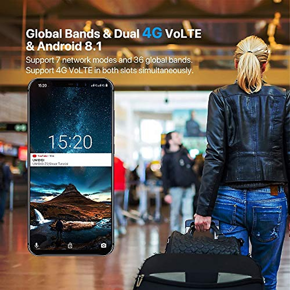 UMIDIGI Z2 Special Edition- 4GB RAM+64GB ROM Unlocked Cell Phone - 6.2" FullView Display（19:9 Ratio - Dual Sim 4G Volte Unlocked Smartphone -16MP+8MP Dual Camera - 3850mAh Battery(Fantastic)