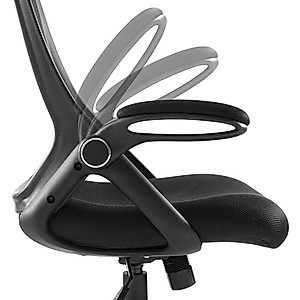 Modway Assert Mesh Adjustable Swivel Computer Desk Office Chair In Black