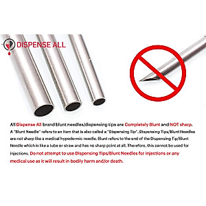 10 Pack - Dispensing Needle 1" - Blunt Tip Luer Lock (27 Gauge, White)