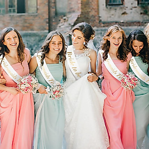 12pcs White Sash Blank Satin Sash Party Favors Graduation Birthday Sash Bride To Be Sash Bachelorette Sash Prom Queen Sash Homecoming Court Sashes President Sash Girl Scout Sash Wedding Decorations