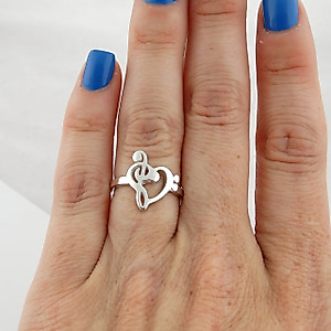 FashionJunkie4Life Sterling Silver Treble Clef Bass Clef Heart Ring (8)