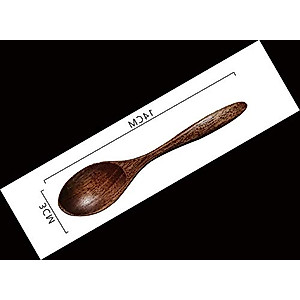 Acacia Wood Bowls Small Size for Handmade -Carved Dia 4"x 1.5 H Set of 4 Calabash Bowls (FREE 4 Wood Spoons)