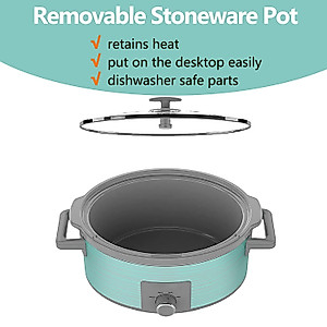 7 Quart Electric Slow Cooker - for the Whole Family with Room for Over 8 Servings