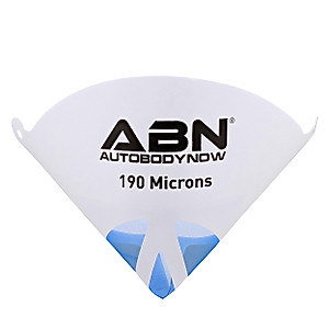 ABN Paint Strainer Mesh Funnel, 190 Micron 50ct - Disposable Filters Cone Blue Mesh Strainers, Oil Funnel for Mechanics