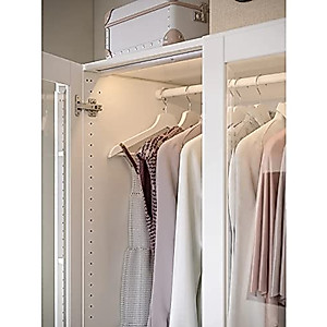 I-K-E-A KOMPLEMENT PAX Wardrobe Clothes Rail, White Closet Rod Hanging Storage Organizer 19 5/8 Inches