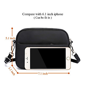 Collsants Small Purse Mini Nylon Crossbody Bag for Women Girls Cell Phone Purse Wallet Travel Purse