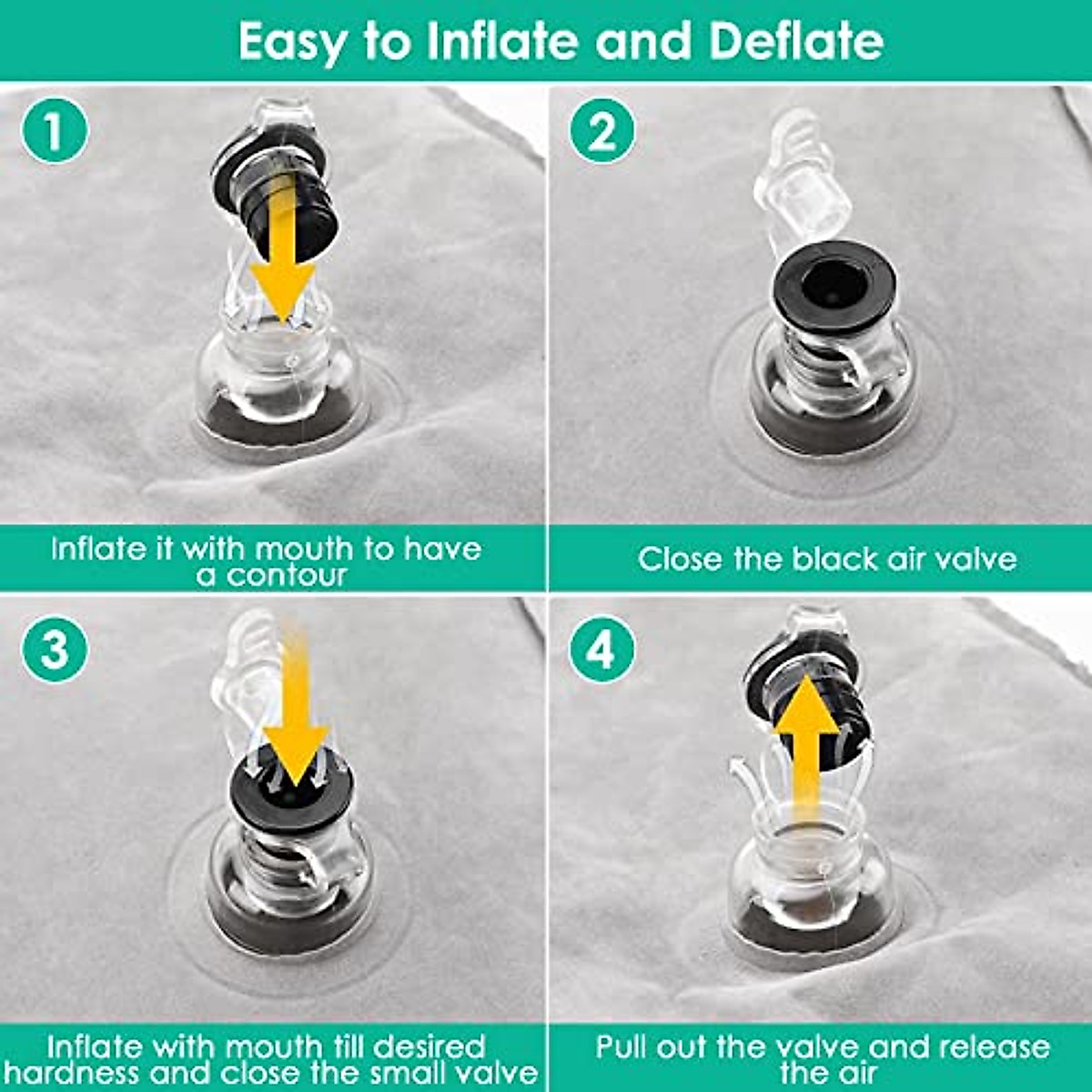 Inflatable Toddler Bed on Air - SVOPY Travel Foot Rest Pillow with Adjustable Height Leg Pillow for Long-Range Flight, Must-Have Item for Airplane, Train, SUV