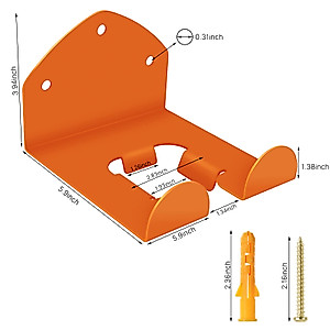 FLEXI RODS Garage Storage Garage Organizer Trimmer Rack Garden Power Tool Hanger for Grass Trimmer, Hedge Trimmer, Garage Wall, Garage Trimmer, Garden Tools, 2 Pack