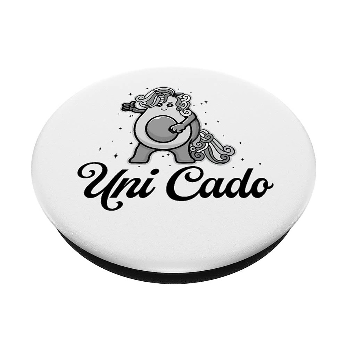 Uni Cado, Cute Avocado, Funny Unicorn, Guacamole, Vegan PopSockets Swappable PopGrip