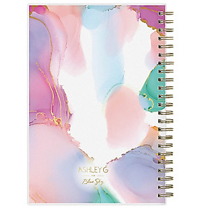 Ashley G for Blue Sky 2023-2024 Academic Year Weekly and Monthly Planner, 5" x 8", Flexible Cover, Wirebound, Multi Color Smoke (133682-A24)