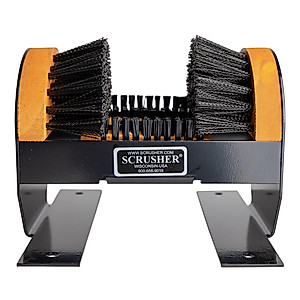 Scrusher - Shoe/Boot Brush & Scrubber - The Deluxe Scrusher Boot & Shoe Cleaner, Weather Resistant Boot Scrubber