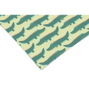 Kids Alligator Green Contact Paper | Shelf Liner | Drawer Liner | Peel and Stick Paper 823 24in x 96ft (8ft)