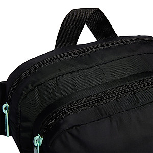 adidas Originals Sport Waist Pack/Travel and Festival Bag, Black/Clear Mint Green, One Size
