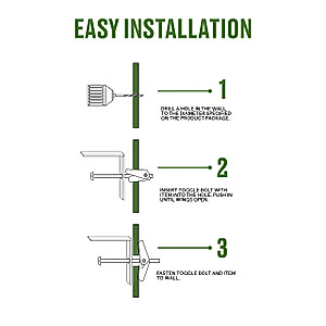 Hillman 370072 Toggle Bolt, 1/4X5-Inch, 50-Pack