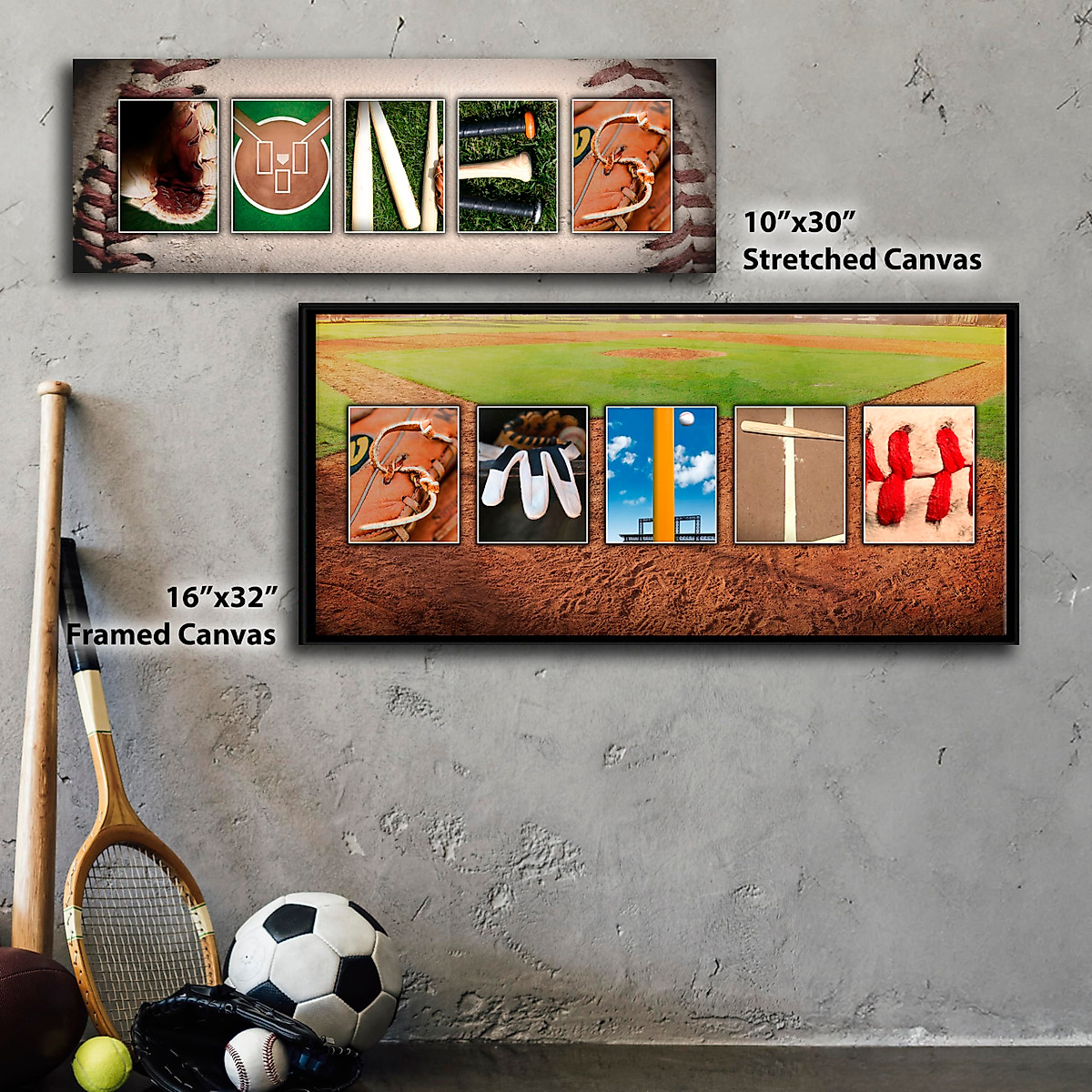 Block Mount SM - Personalized Baseball Name Art Print for Man cave, Boys Room, or Office!