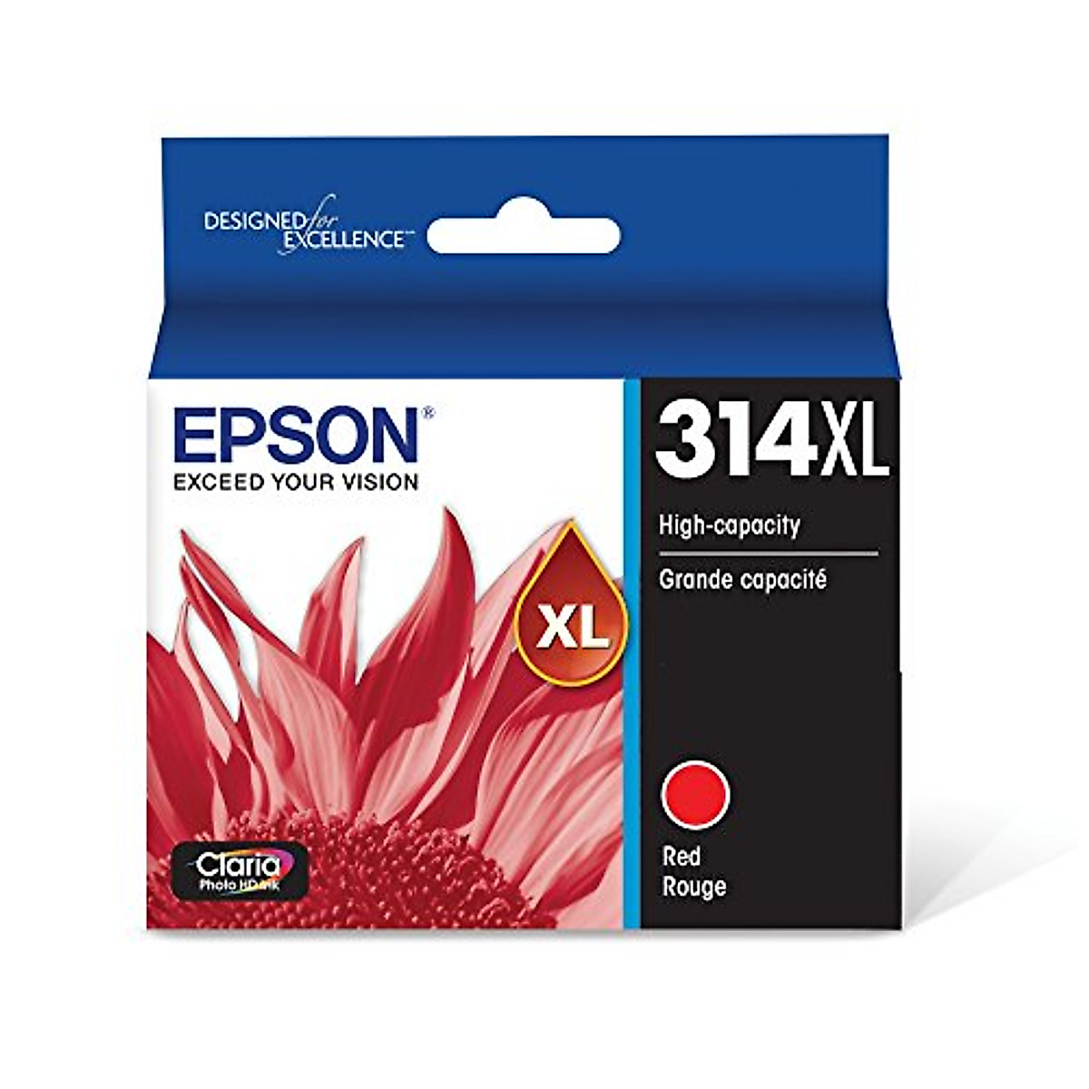 EPSON T314 Claria Photo HD -Ink High Capacity Red -Cartridge (T314XL820-S) for Select Epson Expression Photo Printers
