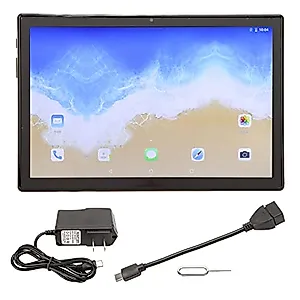 PUSOKEI Android 12 Tablet 10 inch, MT6889 8 Cores Tablet PC, 6GB RAM 128GB ROM, 8MP Front 20MP Rear Camera, 1920x1200 HD Full Screen, 2.4G 5G WiFi, 8800mAh, Bluetooth 5.0 Touch, Dual Speakers(Gold)