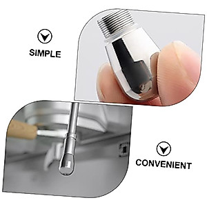 OKUMEYR Coffee Steamer Coffee Machine Coffee Makers Coffee Maker Accessory Coffee Maker Steam Nozzle Milk Maker Steam Nozzle Foams Steam Nozzle Milk Foam Stainless Steel Office Refit