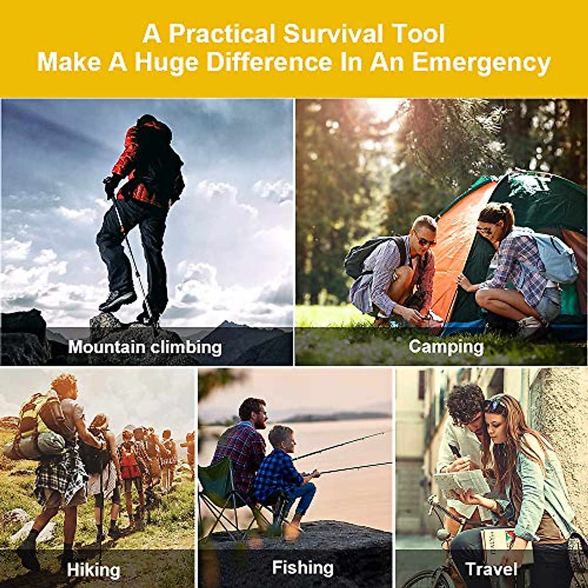 PARIGO Stocking Stuffers for Men Women- Credit Card Multitool +Universal Socket -Unique Gadgets for Men