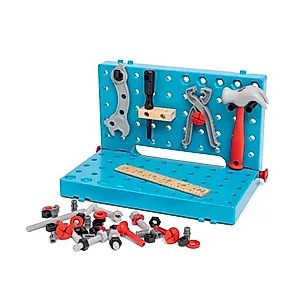 BRIO Builder - 34596 Builder Working Bench | Educational Construction Toy for Kids Age 3 Years Up