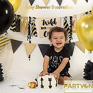 24 Pieces Birthday Candles Black Gold Cake Candle Cupcake Candles for Birthday Anniversary Graduation Retirement New Year Party Decoration