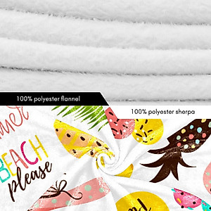 Wearable Blanket Hoodie Tropical Summer Beach Oversized Hooded for Women,Comfy Sweatshirt