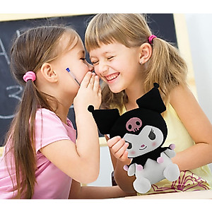 Kuromi Plush Toys, Kitty Cat Pillow Plush, Soft Doll Toys, Stuffed Animals Toy Birthday Gifts for Girls Kids