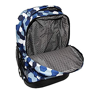 J World New York Sunrise Kids Rolling Backpack for Girls Boys Teen. Roller Bookbag with Wheels, Mini Dia, 18"