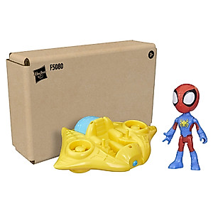 Marvel Spidey and His Amazing Friends Spidey Water Web Raft, Preschool Water Toy with Spidey Action Figure for Kids Ages 3 and Up