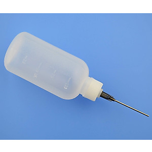 SHAOTONG 6Pcs Squeeze Bottle with 14Pcs Dispensing Needles and 1Pc Dispensing Brush and 12Pcs Cap (30ml+50ml+100ml)