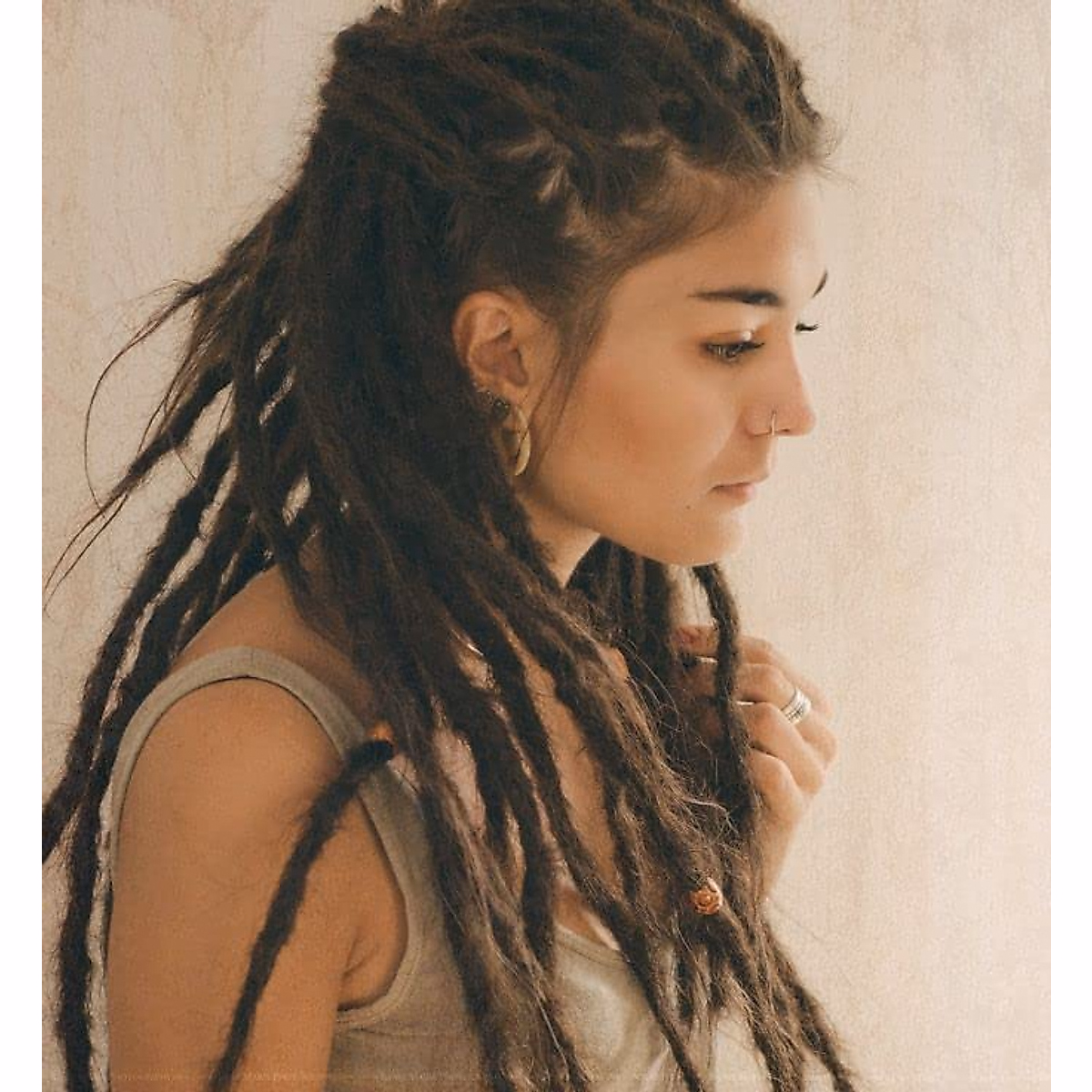 KACOLA Dreadlock Crochet Hook for Hair, Loc Needle for Dreads, Dreadlocks Crochet Needle, Interlocking Tool for locs, Braid Craft(0.75mm)