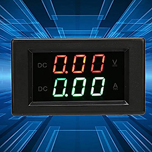 Heayzoki Volt Amp Meter, Digital Voltmeter Ammeter, Dual Display Integrated Voltage Ampere Meter DC 0~100V 20A, Voltage Amperage Tester