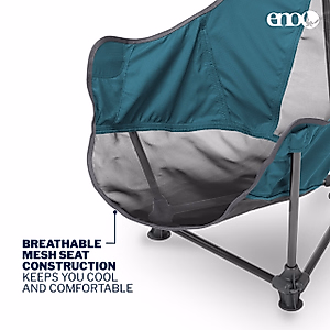 ENO, Eagles Nest Outfitters Lounger SL Camping Chair, Outdoor Lounge Chair, Seafoam