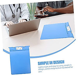 Ciieeo 3pcs Case Folder Pencils for Plastic Paper Holder Office File Folders Hanging Organizer Filing Box Hanging File Folders Plastic Writing Board Exam Paper Base Clip Boards