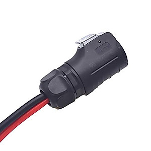 JooFn 10AWG 2 Pin Power Industrial Circular Connector to SAE Cable for Solar Panel Suitcase and Grand Design, Fit for Furrion, Forrest River RV Solar Ports, Grand Design RV's Industry