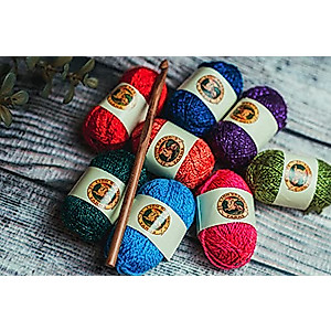 Lion Brand Yarn Lion Brand Bonbons 680 Crayons