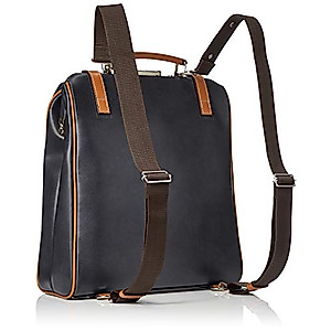 Kiwada Dulles Business Backpack, Vertical Type, Patrick, Genuine Leather Included, Made in Toyooka, Hyogo Prefecture, the Holy Land of Bags, Navy