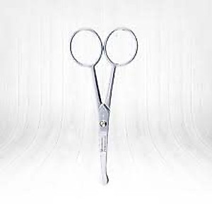 Solingen Professional | Rounded Tip Scissors | Inox I Multipurpose - Best for Nose & Eyebrows & Ear & Beard & Mustache I Made In Germany