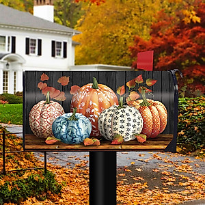 Briarwood Lane Elegant Pumpkins Fall Mailbox Cover - Standard Size