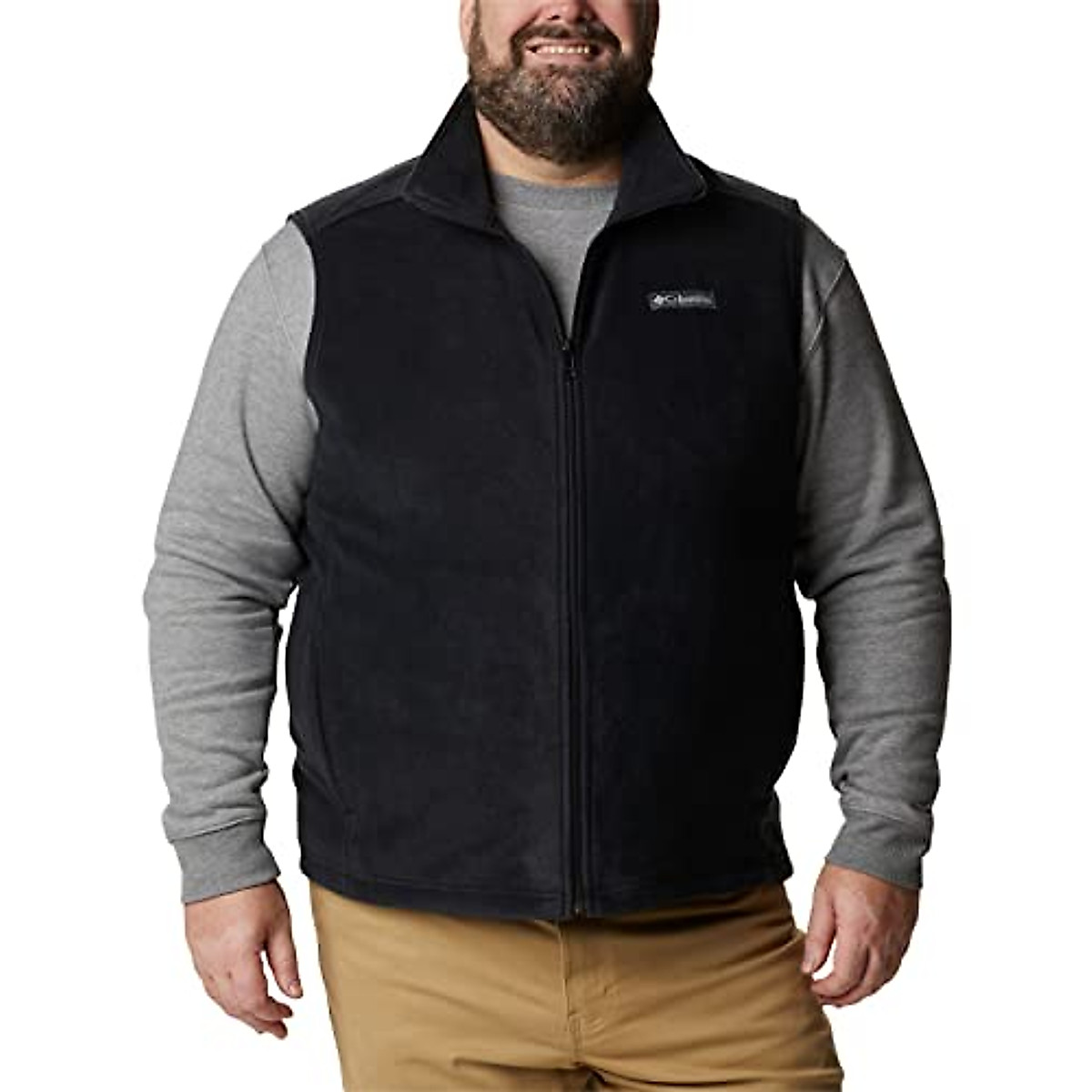 Columbia Men's Steens Mountain Vest, Black, Large