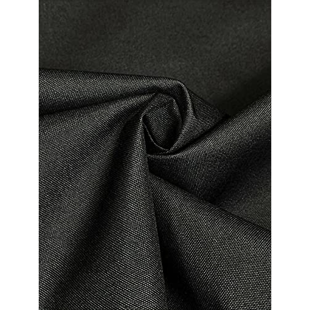 USA Fabric Store Cordura Black 500D Waterproof Outdoor Fabric 60" Wide DWR