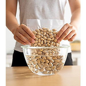 Luontgom Vacuum Sealer Bags, 150 Pack 3 Sizes Precut Bags 6"X10" 8"X12" 10"X14" Vacuum Seal Bags for Food Saver, Vacuum Food Storage Bags for Sous Vide Freezer Vac Storage Meal Prep