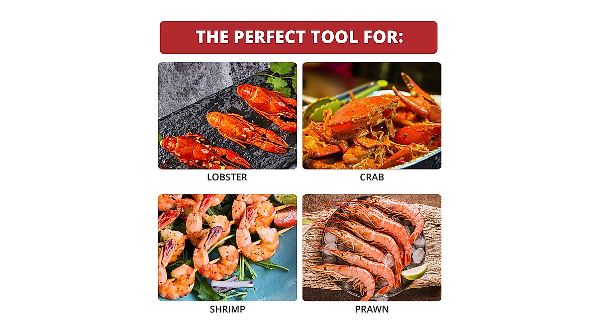 Maine Man EZ Seafood Shellers Set of 4 | Easy Shellfish Prep