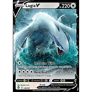Lugia V 138/195- Silver Tempest - Pokemon Ultra Rare Card - Holo Foil