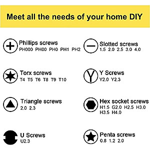 32 In 1 Small Screwdriver Set, Mini Magnetic Screwdriver Set – Contains 30 Bits Precision Repair Tool Kit, Torx Screwdriver Tool Sets for Eyeglass, Watch, Phones, Laptop, Computers, Toys