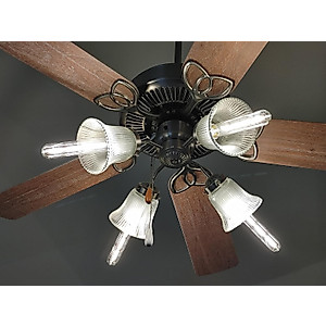 HOMOSUM T10 Led Long Bulbs,8W Dimmable Tubular Bulb,75 Watt Equivalent,E26 Edison Style Vintage LED Filament Light Bulb,3000K Soft White,8.9in(225mm),4-Pack. (8.9 Inch 4w=40w 5000k)