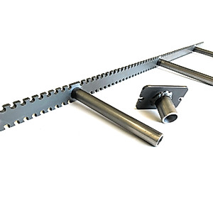Heavy Duty Floating Shelf Bracket - 1 1/4 backplate - 9 sizes - 3/4 Rod Diameter - 4, 6, and 9 inch rod length