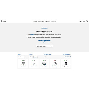 Square Stand, Square Register, Square Terminal Compatible Barcode Scanner | Zebra (Symbol) LS2208 Barcode Scanner with Hands-Free Stand and USB Cable (Renewed)