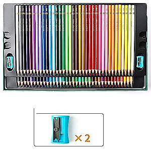 Artist Colored Pencils Set for Adult Coloring Books, Soft Core, Professional Numbered Art Drawing Pencils for Sketching Shading Blending Crafting, Gift Tin Box for Beginners Kids (120 Colors)