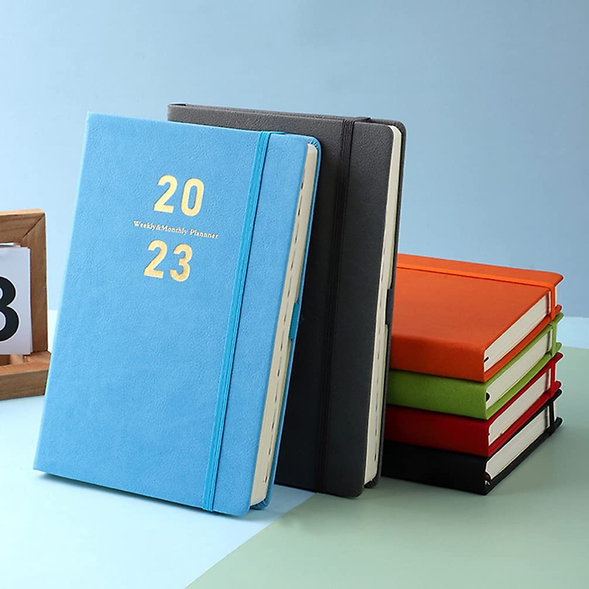 Zerodeko 2023 Calendar Notebook 365 Day Journal Notepad Schedule Book Daily Weekly Appointment Book Time Management Manual Planner